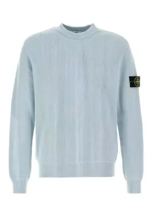 Stone Island Ribbed Cotton Sweater - Blue