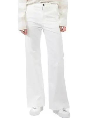 ASKK NY Button-fastening Trousers - White