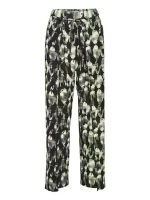 Henrik Vibskov Printed Drawstring Trousers - Black