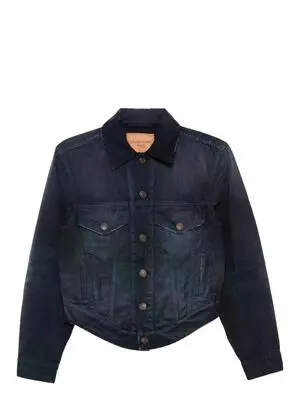 Balenciaga Cotton Button Jacket - Blue