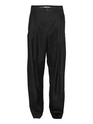 Henrik Vibskov Claus Pleated Trousers - Black