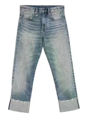 R13 Romeo Cuffed Jeans - Blue