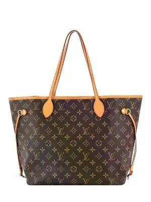 LOUIS VUITTON Neverfull Monogram Canvas Mm Tote Bag - Brown