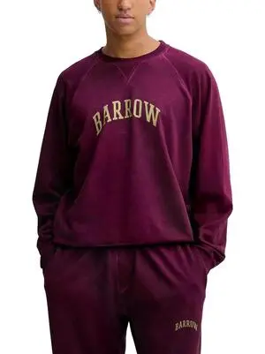 BARROW Logo-print Sweatshirt - Purple
