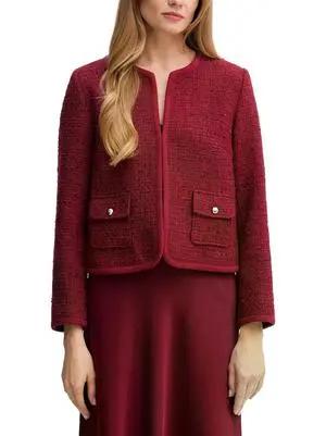 JOOP! Joella Tweed Blazer - Red