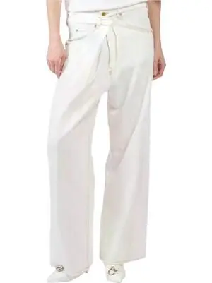 DARKPARK Button-fastening Wide Leg Jeans - Neutrals