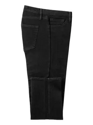 PAUL FREDRICK Five Pocket Denim Pants - Black