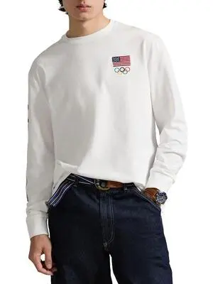 Polo Ralph Lauren Team Usa Jersey Graphic T-shirt - White