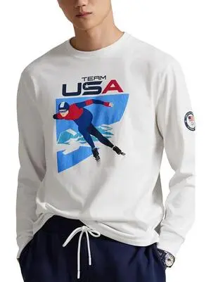 Polo Ralph Lauren Team Usa Jersey Graphic T-shirt - White