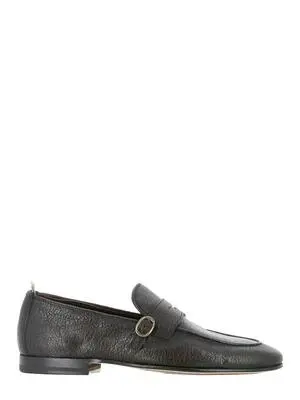 OFFICINE CREATIVE Round-Toe Buckled Loafers