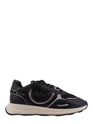 Pinko Logo Appliqué Sneakers - Black