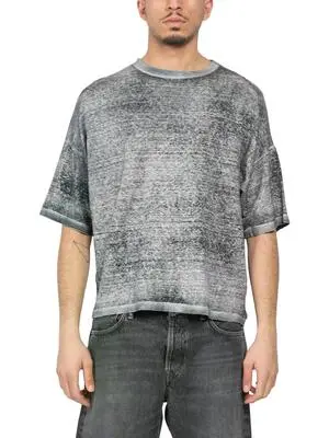 Avant Toi Distressed T-shirt - Grey