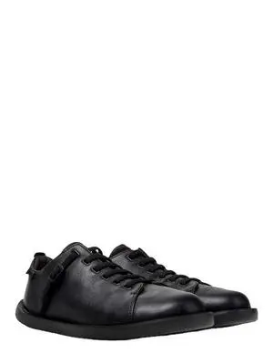 Camper Walden Leather Sneaker Black Black
