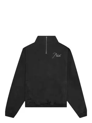 Rhude Long-sleeve Quarter-zip Sweater - Black