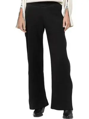 JACOB LEE Zip-detail Palazzo Pants - Black