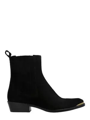 Isabel Marant Delano Suede Ankle Boots - Black