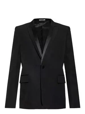 Alexander McQueen Shawl-lapel Single-breasted Blazer - Black