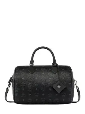 Mcm Ella Boston Tote Bag - Black