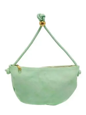 Bottega Veneta Knot Suede Tote Bag - Green