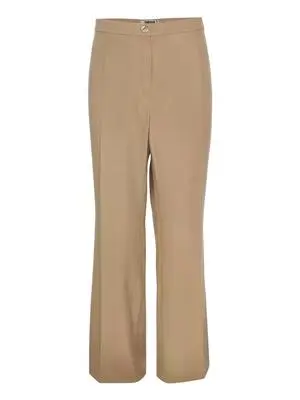 KRIZIA Buttoned Trousers - Neutrals