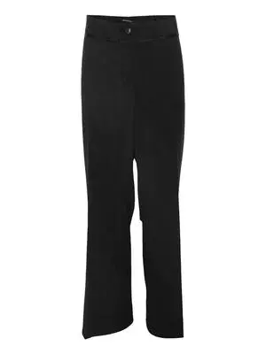 ELENA MIRO` Trim-detail Trousers - Grey