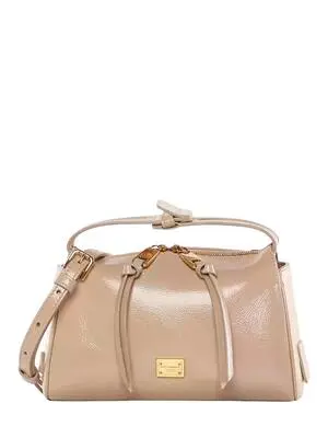 Dolce & Gabbana Vittoria Top-zip Shoulder Bag - Neutrals