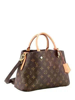 LOUIS VUITTON Montaigne Handbag Monogram Canvas - Brown