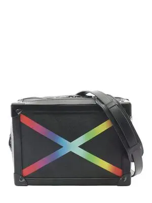 LOUIS VUITTON Taiga Rainbow Soft Trunk Crossbody Bag - Black