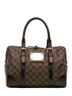 LOUIS VUITTON 2011 Damier Ebene Berkeley Handbag - Brown