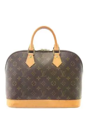 LOUIS VUITTON 2002 Monogram Alma Pm Handbag - Brown