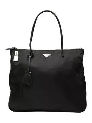 Prada Tessuto Tote Bag - Black