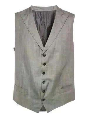ERMENEGILDO ZEGNA Ermenegildo Zegna Vintage Structured Wool Vest
