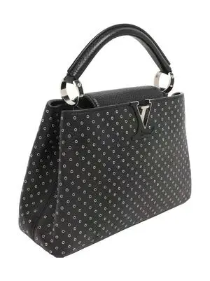 LOUIS VUITTON Capucines Bb Tote Bag - Black