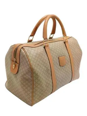 Celine Monogram Leather Duffle Bag - Neutrals
