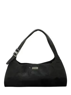 Gucci Leather Top Handle Bag - Black