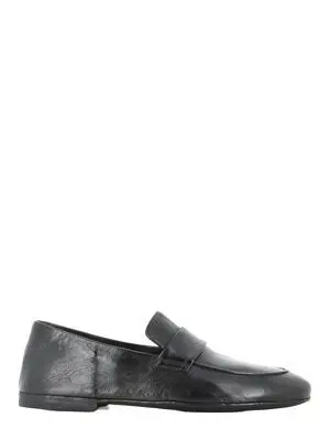 Officine Creative Strap-detail Leather Loafers - Black