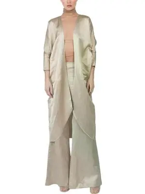 CORTANA Paz Longline Jacket - Neutrals