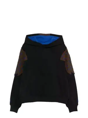 KIKO KOSTADINOV X Fox Lab Perforated Fleece Hoodie - Black
