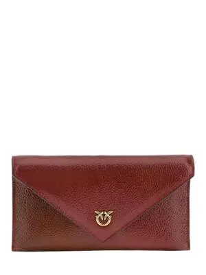 Pinko Love Birds Envelope Chain Clutch Bag - Red