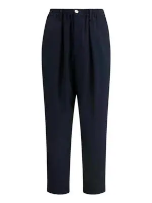 Marni Pleated Wool Trousers - Blue