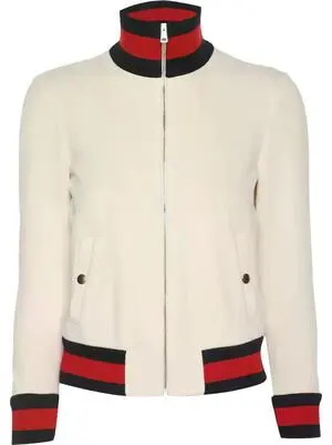 Gucci Knit Zipped Jacket - Neutrals
