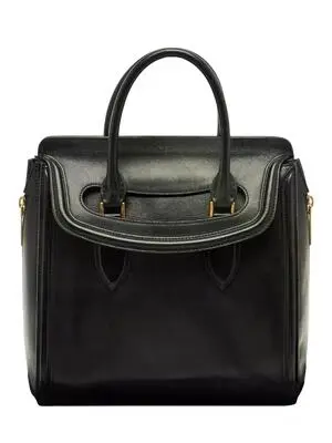 Alexander McQueen 2012 Leather Heroine Bag - Black
