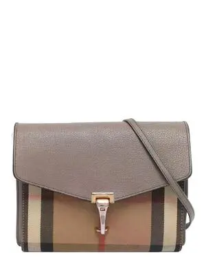 Burberry Check-pattern Crossbody Bag - Neutrals