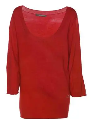 Marina Rinaldi Long Sleeve Sweater - Red