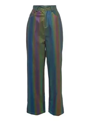ANNAKIKI Reflective-Patterned Trousers
