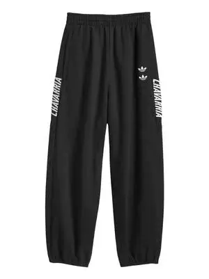 WILLY CHAVARRIA X Adidas Embroidered Logo Drawstring Trak Pants - Black