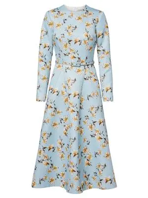 EMILIA WICKSTEAD Ucellina Floral Midi Dress - Blue