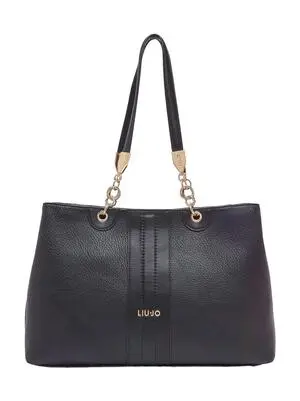 Liu Jo Logo-lettering Shoulder Bag - Black