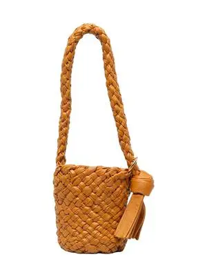 Bottega Veneta Small Intreccio Kalimero Bucket Bag - Brown