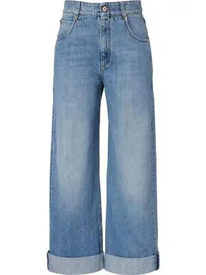 Brunello Cucinelli Wide-leg Jeans - Blue